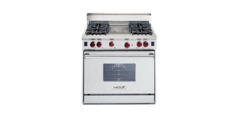 Wolf R366 36″ Pro Style Gas Range With 6 Dual Brass Open Burners 55