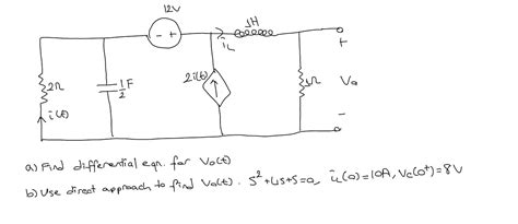 A ﻿find Differential Eqn For V0tb ﻿use Direct
