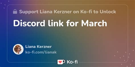Discord Link For March