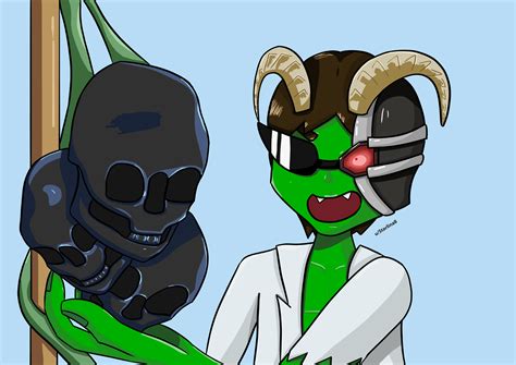 I Drew Doc Checking On His Wither Skulls R Hermitcraft