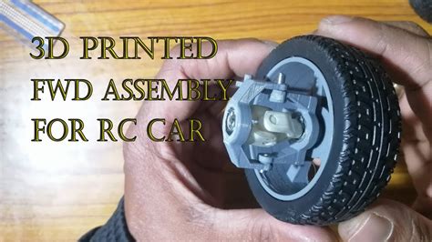3d Printed Front Wheel Drive Assembly For Rc Car Toy Car Making Part