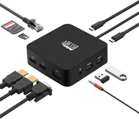 Adesso Usb C Docking Station Multiport Adapter Type C Hub 2