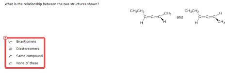 Solved What is the relationship between the two structures | Chegg.com