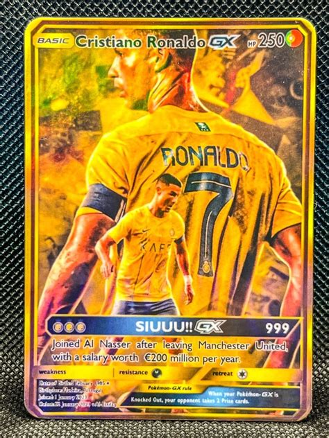 Cristiano Ronaldo Gx Pokemon Card Hobbies And Toys Toys And Games On