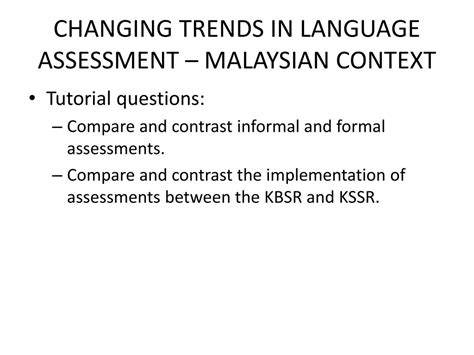 Ppt Overview Of Assessment Context Issues And Trends Powerpoint