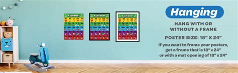 Amazon Palace Learning Pack ABC Alphabet Numbers Shapes Colors Poster Set