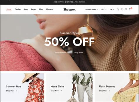 Shopper Angular 19 Multipurpose E Commerce Free Template Therichpost