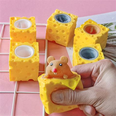 Funny Cheese Squishy Toy Pn6007 Pennycrafts