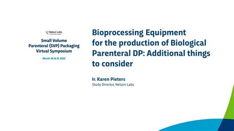 Extractables And Leachables Testing Of Single Use Systems For Production Karen Pieters Youtube