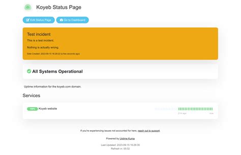 monitor your websites and apps using uptime kuma koyeb