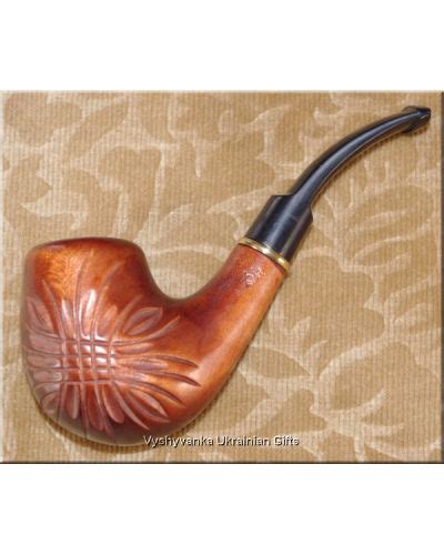 Hand Carved Tobacco Smoking Pipe Festive