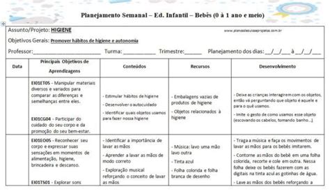 Plano De Aula Trimestral Para Maternal Maio Junho Julho E Agosto Modelo