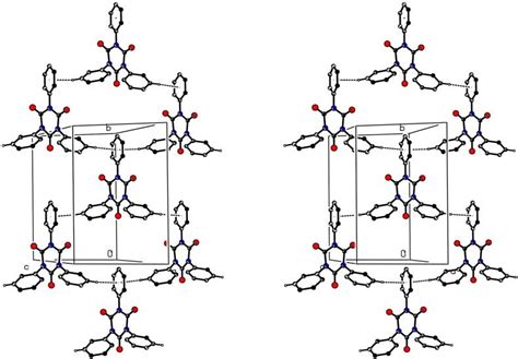 A Stereoview Of Part Of The Crystal Structure Of Polymorph Ii