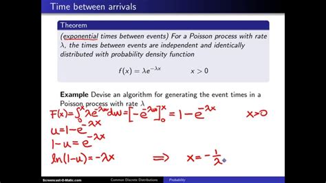 Poisson Process Interarrival Time Distribution At Ray Ratliff Blog