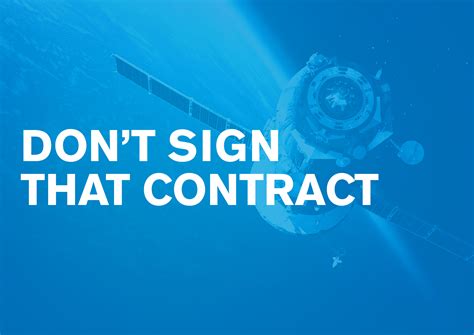 Dont Sign That Contract Vanbelkum