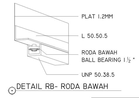 Bottom Detail Of The Structure In Autocad 2d Drawing Cad File Dwg File