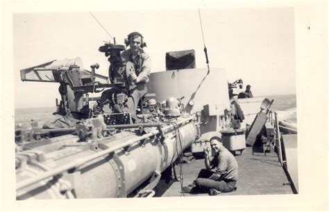 Uss The Torpedo Men Of Uss Gantner De 60 Prior To The Ships