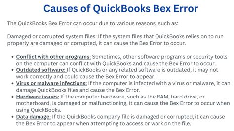 Ppt Solving The Quickbooks Bex Error Troubleshooting Guide Powerpoint