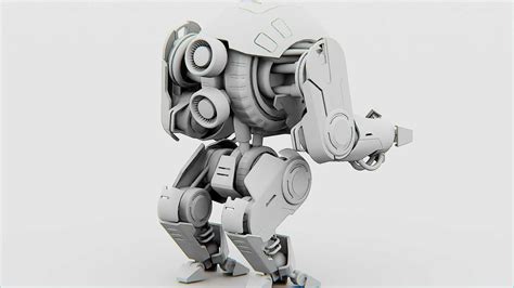 Nemo Fighter Bot Rigged For Unreal Engine Unity Mixamo Cgtrader