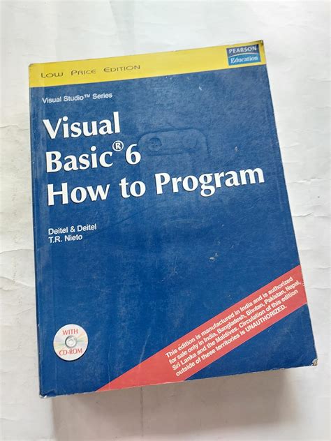 Buy VISUAL BASIC HOW TO PROGRAM WITH CD Book Online At Low Prices In India VISUAL BASIC