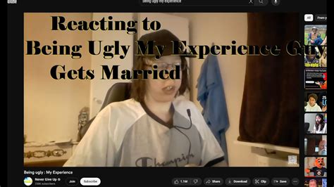 Being Ugly My Experience Guy Gets Married Live Reaction Youtube