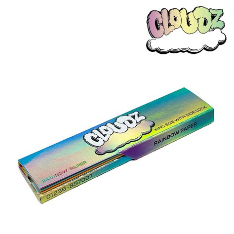 Cloudz Rainbow Paper Kingsize Slim Rainbow Tips The Three Five