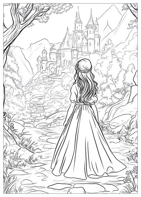 Printable Fairy Tale Coloring Pages