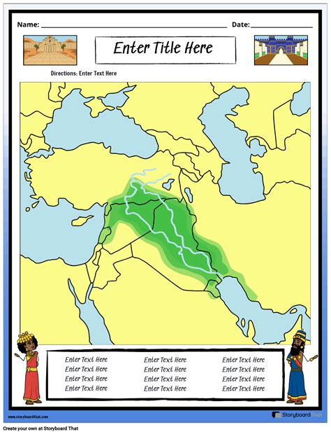 Mesopotamia القصة المصورة من قبل Worksheet Templates