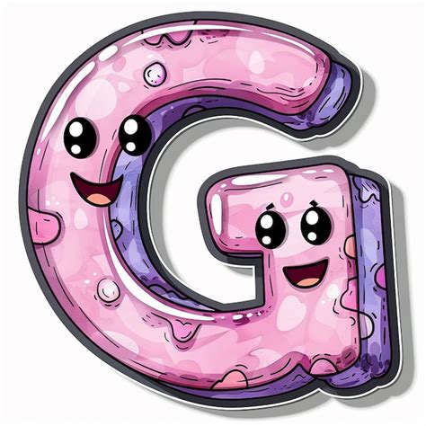 Cute Kawaii Letter Z Sticker Premium Ai Generated Image