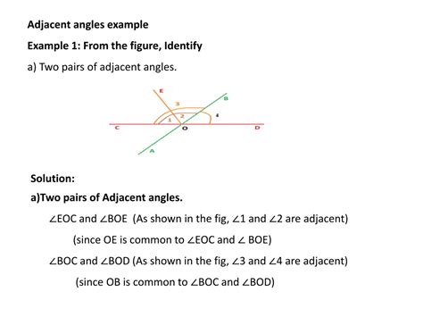Ppt Adjacent Angles Powerpoint Presentation Free Download Id9368736