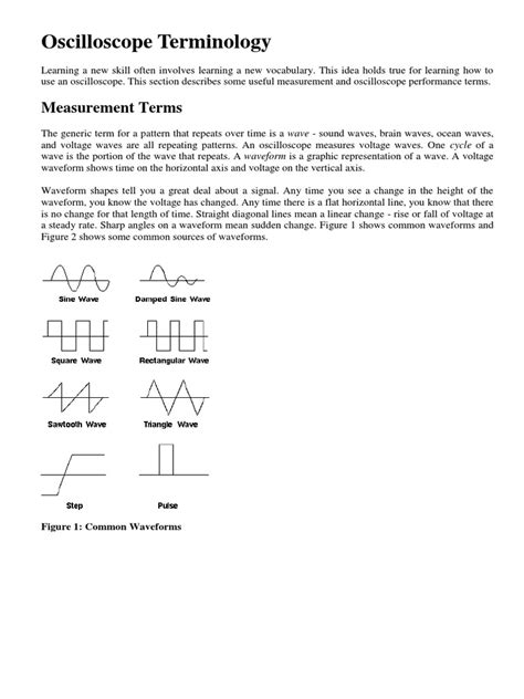 Oscilloscope Tutorial Pdf Amplitude Phase Waves Oscilloscope Tutorial Pdf Amplitude Phase Waves