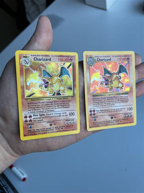 Shadowless Vs Shadowed Charizard Key Differences In The Comments R