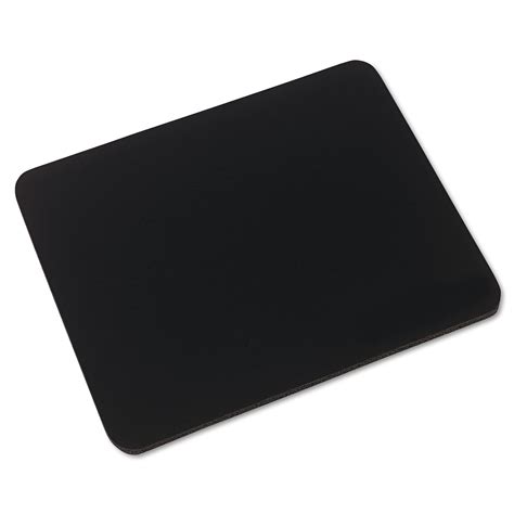 Innovera Ivr52448 Natural Rubber Mouse Pad Black