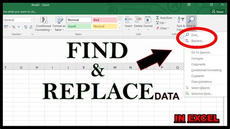 How To Find And Replace Data In Excel Detail Video Tutorial In Hindi Youtube