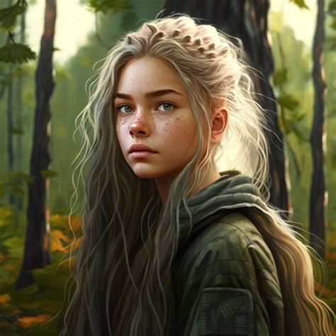 Teen Im Wald Active Rendering