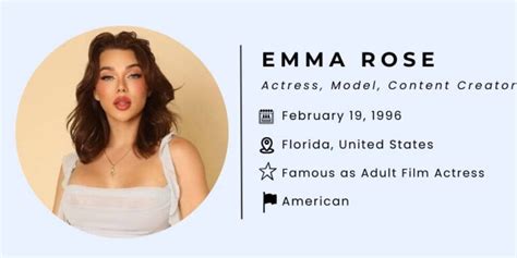Emma Rose Bio Age Height Gender Boyfriend Net Worth Wiki