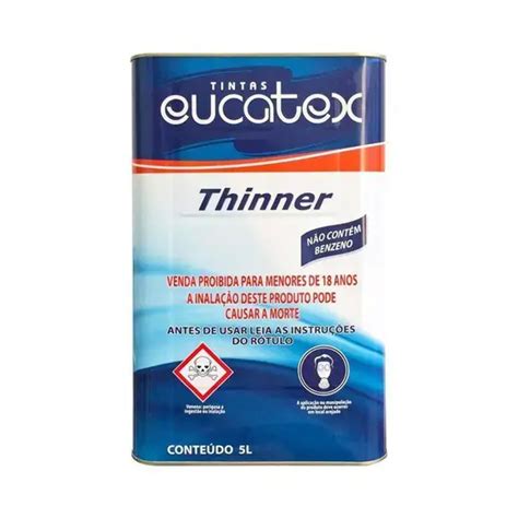 Solvente Thinner 5lt Eucatex Comercialcaracas