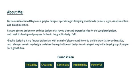 Mohamed Bayoumi Graphic Designer On Behance