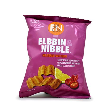 Elbbin And N Multigrain Wavy Chips Chilli Lemon 35g Buy Health Products