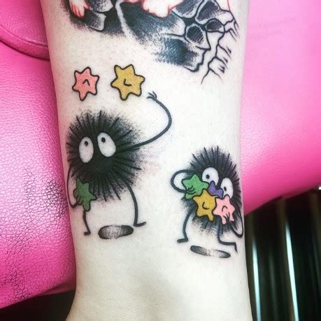 70 Unique Spirited Away Soot Sprite Tattoo Ideas Ghibli Merch