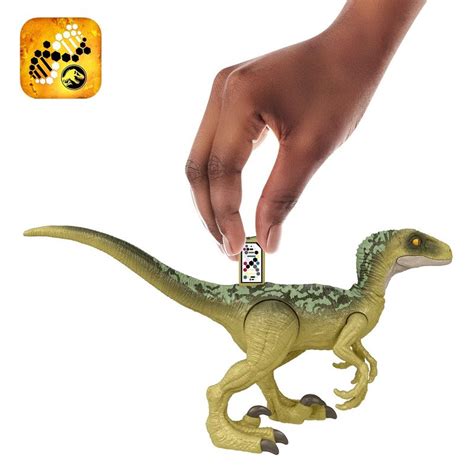 Jurassic World Dr Ian Malcolm And Velociraptor Mattel Toymania