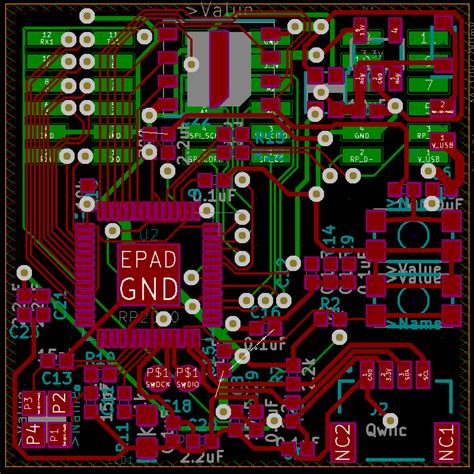 Github Vega D Rp2040 Raspberry Pi Pico Board But In A Formfactor Allowing For Easier Integration
