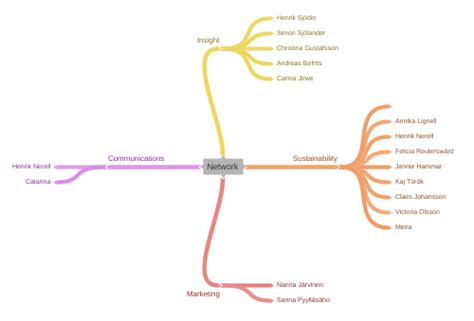 Network Coggle Diagram