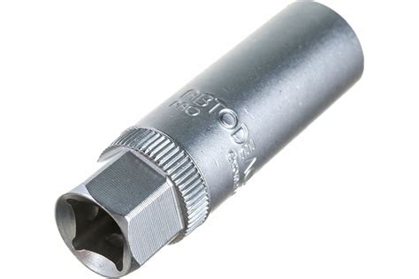 Свечной ключ 14 с магнитом головка 12PT DR3/8 АвтоDело Professional ...
