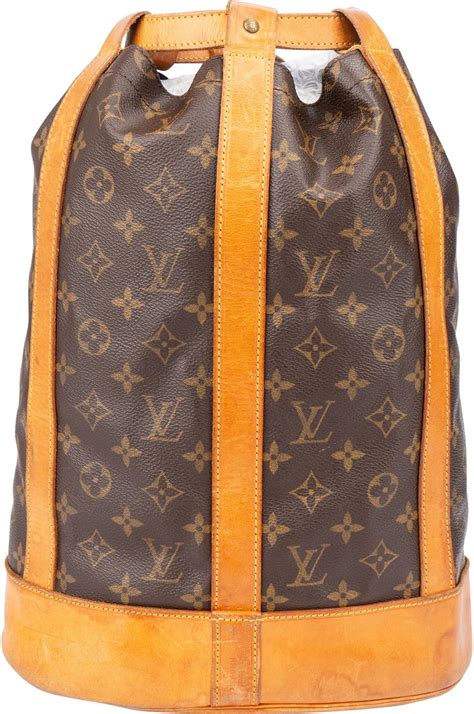 Louis Vuitton Louis Vuitton Canvas Monogram Randonnee Backpack Black