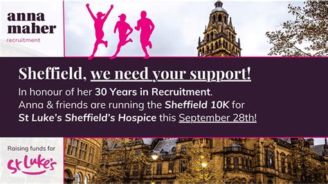 Anna Maher Is Fundraising For St Lukes Sheffields Hospice