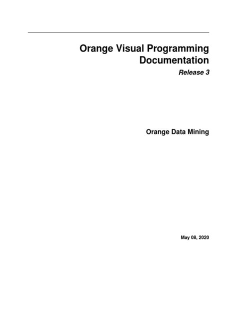 Orange Visual Programming Pdf Pdf Comma Separated Values Databases