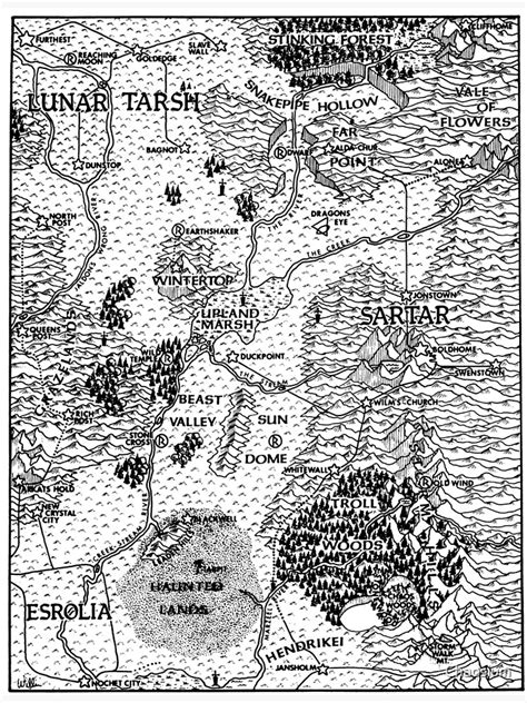 Rq2 Dragon Pass Map Pairs With Rq2 Prax Map Canvas Print For Sale