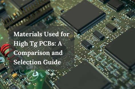 High Tg Pcb Materials A Comparison And Selection Guide Jhypcb