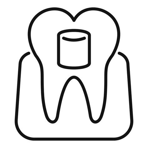 Premium Vector Tooth Cleaning Icon Outline Tooth Cleaning Vector Icon